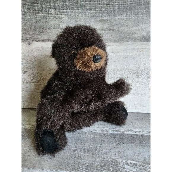 Folkmanis Puppets | Toys | Folkmanis Furry Folk Black Bear Cub Stuffed ...